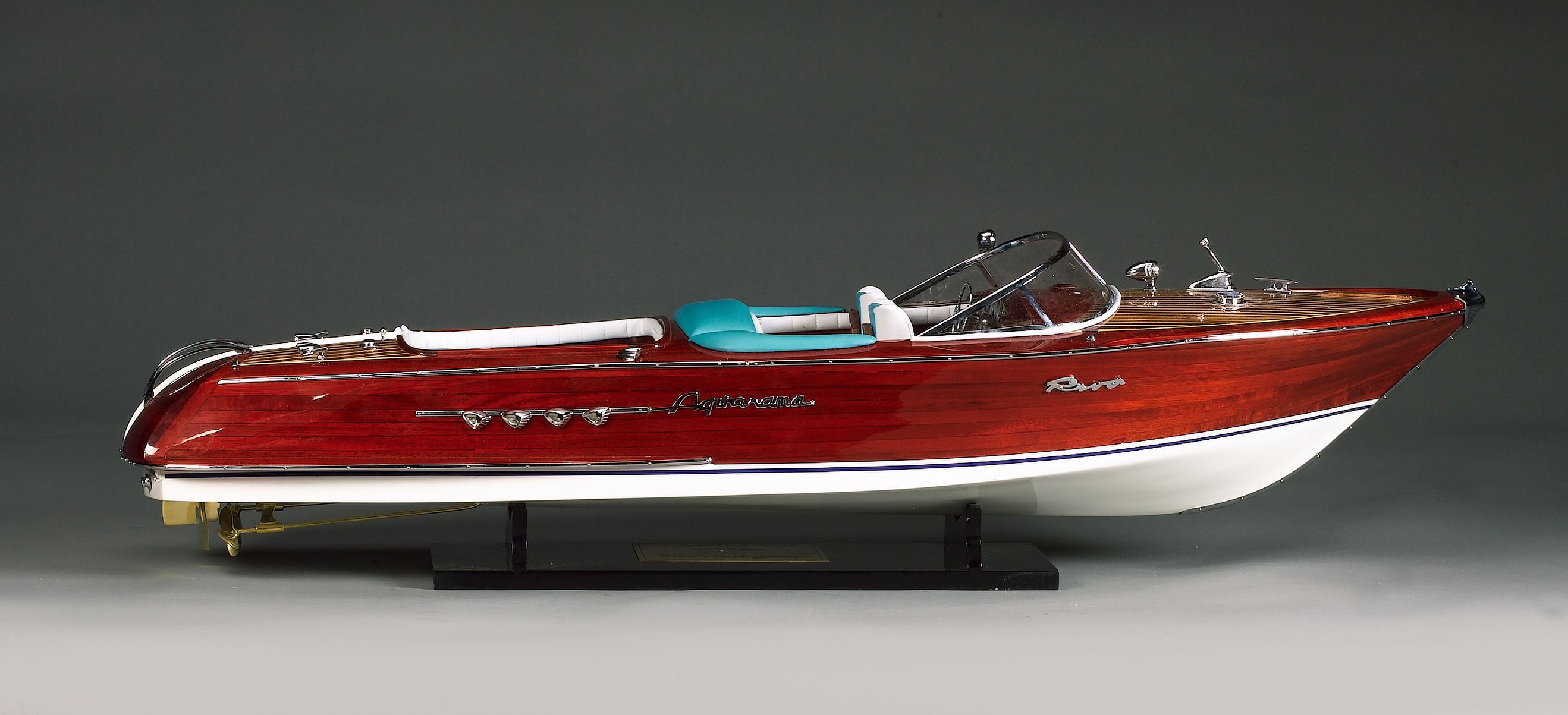 Bonhams Cars : A detailed and handbuilt mahogany constructed model of a ...