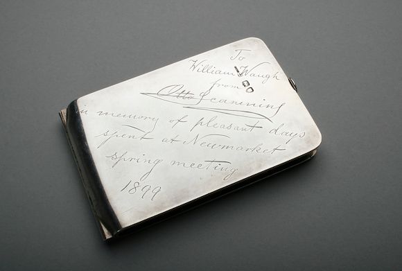 Bonhams : An engraved silver cased notebook retailed by Percy Edwards ...