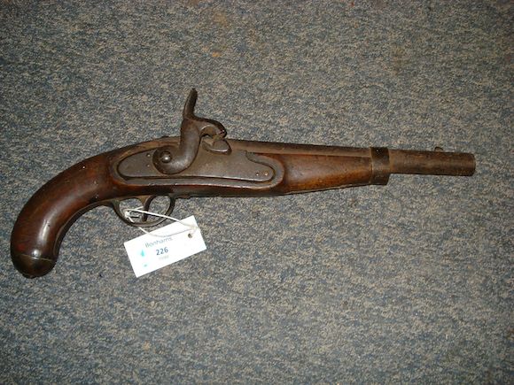 Bonhams : A French Percussion Service Pistol