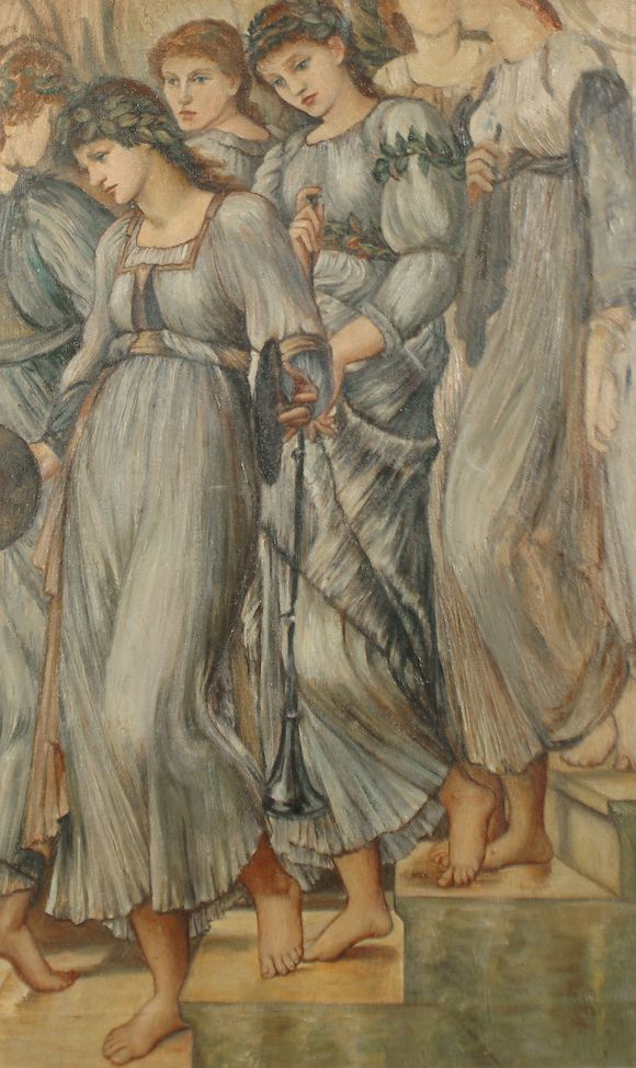 Bonhams : After Sir Edward Coley Burne-Jones, Bt., ARA A detail from ...