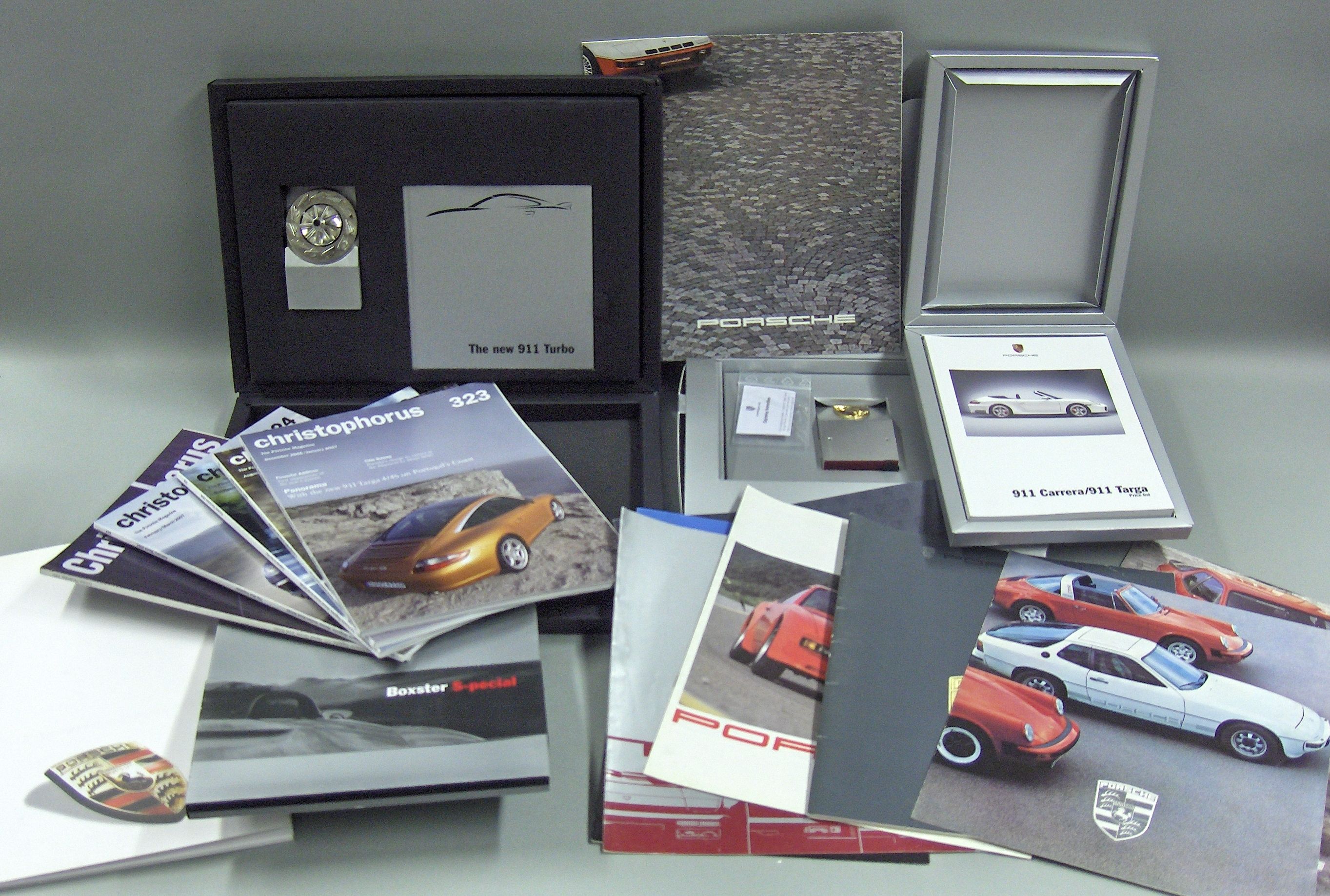 Bonhams Cars : A good lot of Porsche publicity material,