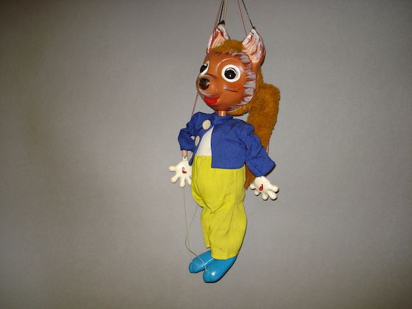 Bonhams : Pelham Puppet Tufty the Squirrel, Tufty was a 1960's TV ...