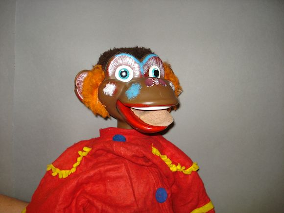 Bonhams : Pelham Ventriloquist Puppet Monkey,