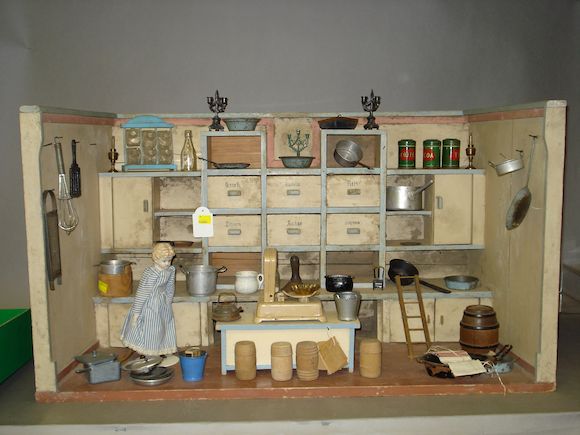 Bonhams : Grocer shop room set, German circa 1920