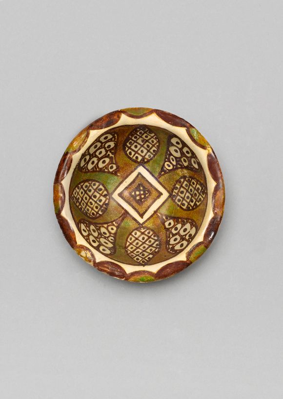 Bonhams : A small Abbasid lustre pottery Bowl Mesopotamia, 9th Century
