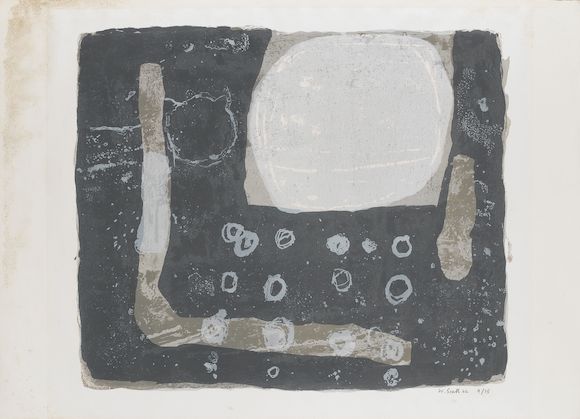 Bonhams : William Scott (British, 1913-1989) Scottish Lithograph, 1962 ...