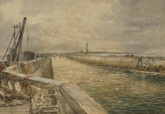 Bonhams : Samuel Bough, RSA (British, 1822-1878) "Dunkirk"