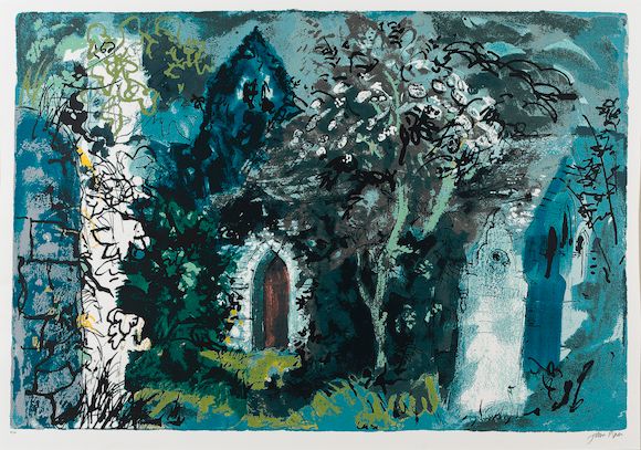 Bonhams : John Piper C.H. (British, 1903-1992) Castlebythe Screenprint ...