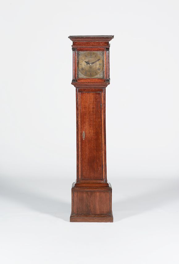 Bonhams : A mid 18th century 30-hour oak longcase clock Jas. Harris ...