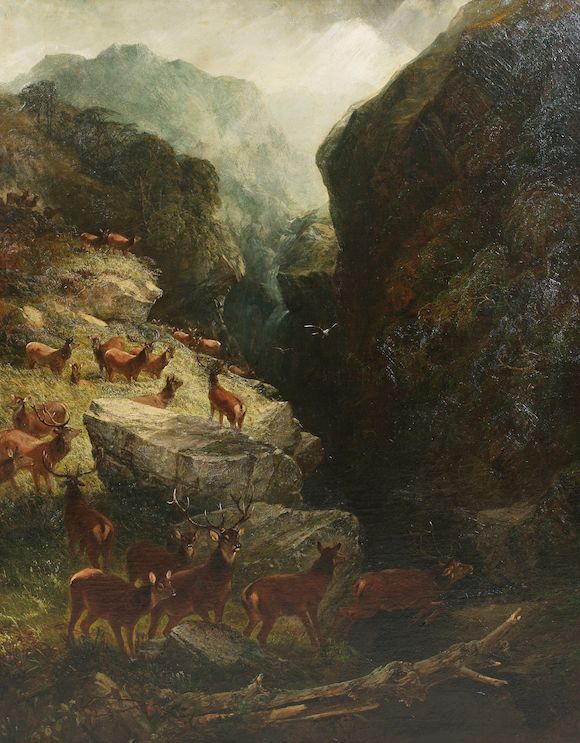 Bonhams : Joseph Denovan Adam, RSA RSW (British, 1842-1896), and Aster ...