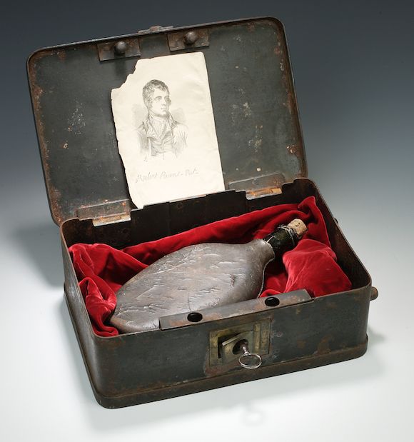 Bonhams : A late 18th century hip flask belonging to Robert Burns