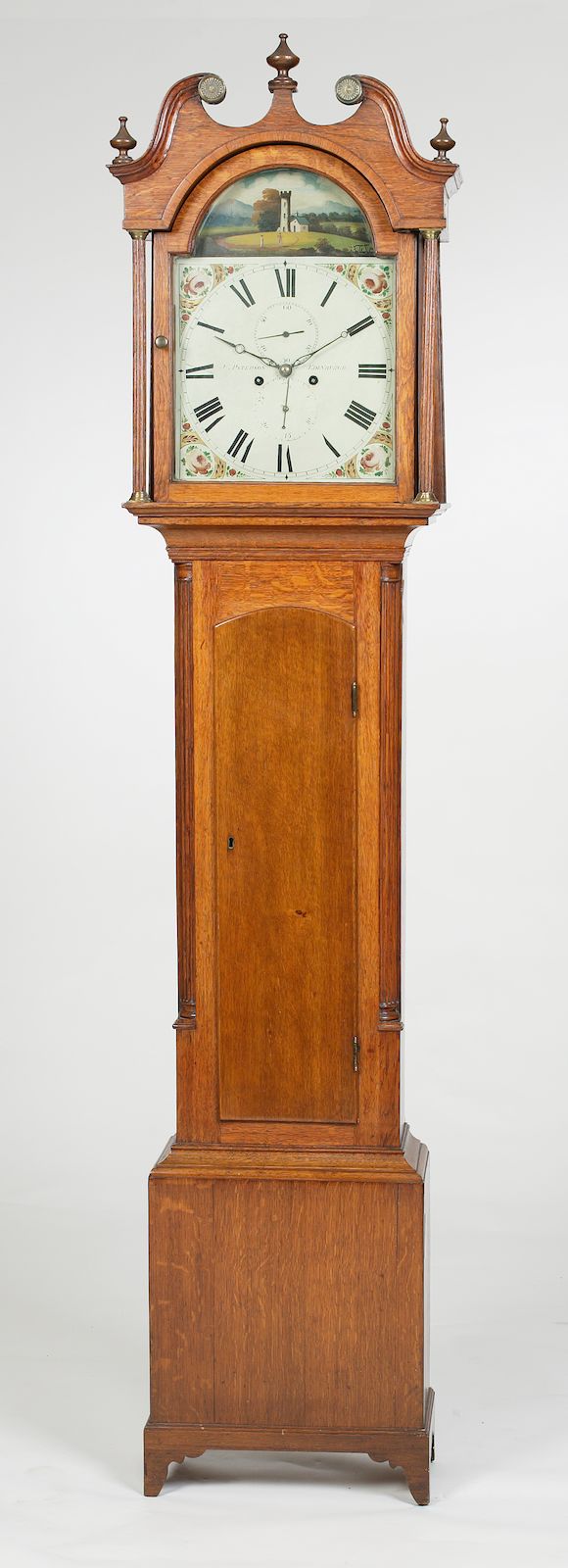 Bonhams : An early 19th century oak longcase clock J. Patterson, Edinburgh