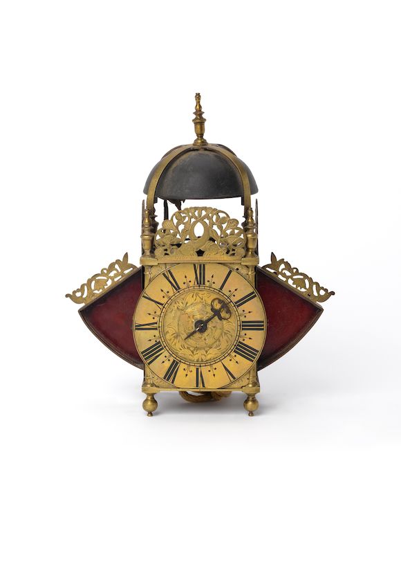 Bonhams : A good last quarter of the 17th century winged lantern clock ...