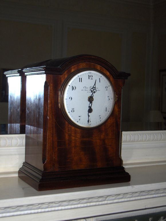 Bonhams : A mahogany mantel clock case