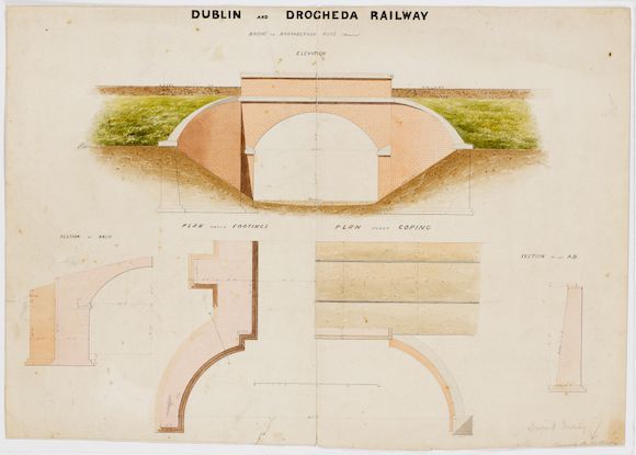 Bonhams : DUBLIN AND DROGHEDA RAILWAY WILKINSON (MAURICE H.) Dublin and ...