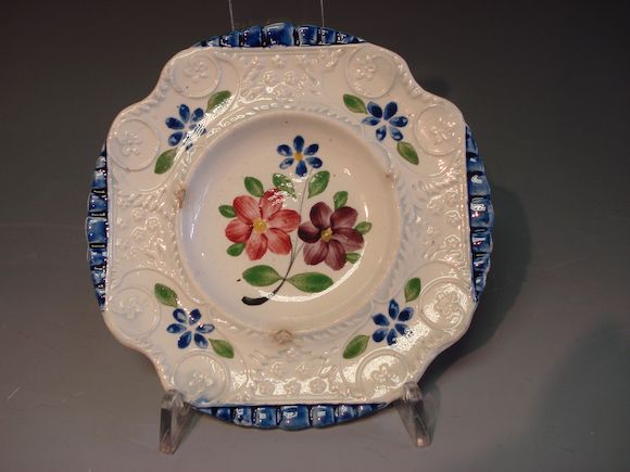 Bonhams : A rare Scottish pottery plate William Reid, Newbigging ...