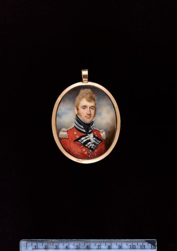 Bonhams : Charles Jagger (British, 1770-1827) An Officer, wearing ...