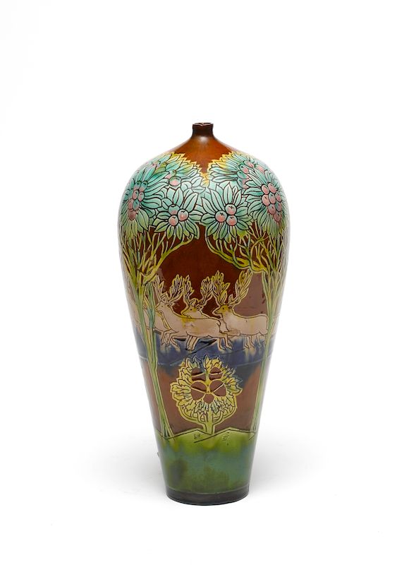Bonhams : Charles Collis A Rare Exhibition Vase, 1902