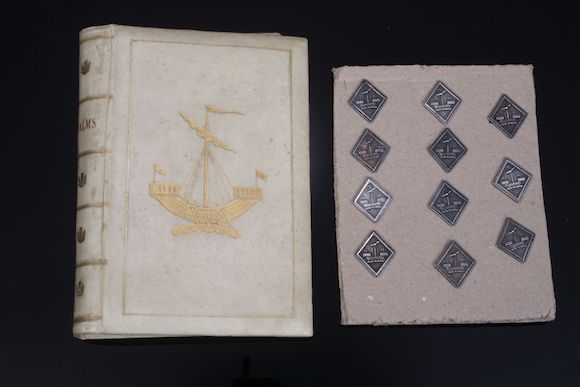 Bonhams : A set of doublet buttons and a psalm book cover (12)