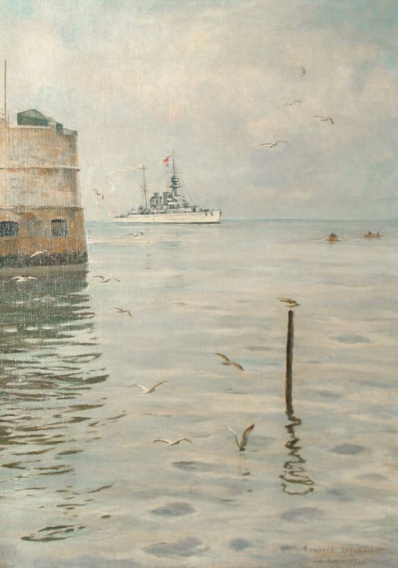 Bonhams : Roland Langmaid (British, 1897-1956) The Paying off Pennant ...