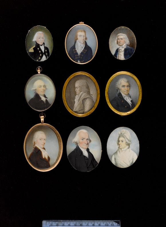 Bonhams : English School, circa 1795 A Naval Officer, wearing blue coat ...