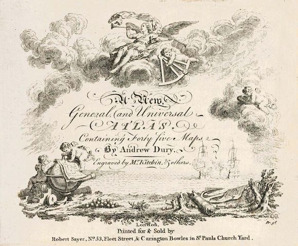 Bonhams : DURY (ANDREW) A New General and Universal Atlas