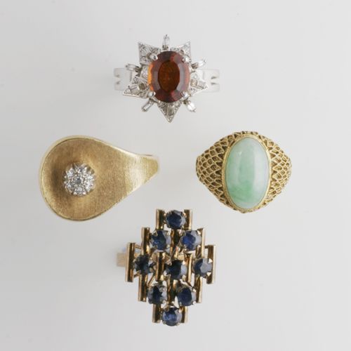 Bonhams : A collection of modern dress rings