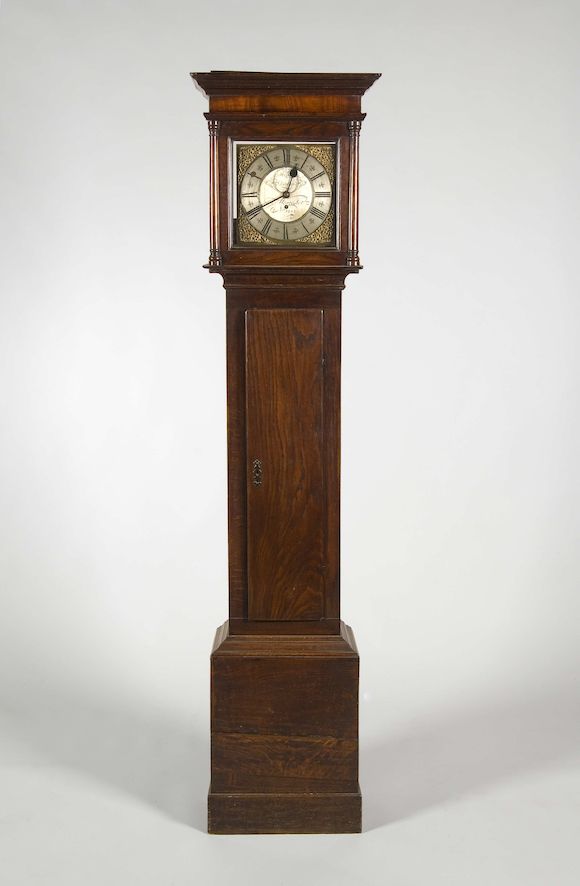 Bonhams : An oak and elm longcase clock Henry Deykin Worcester, No 1252