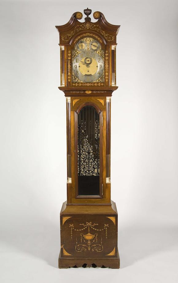 Bonhams An Early 20th Century Mahogany And Marquetry Quarter Chiming