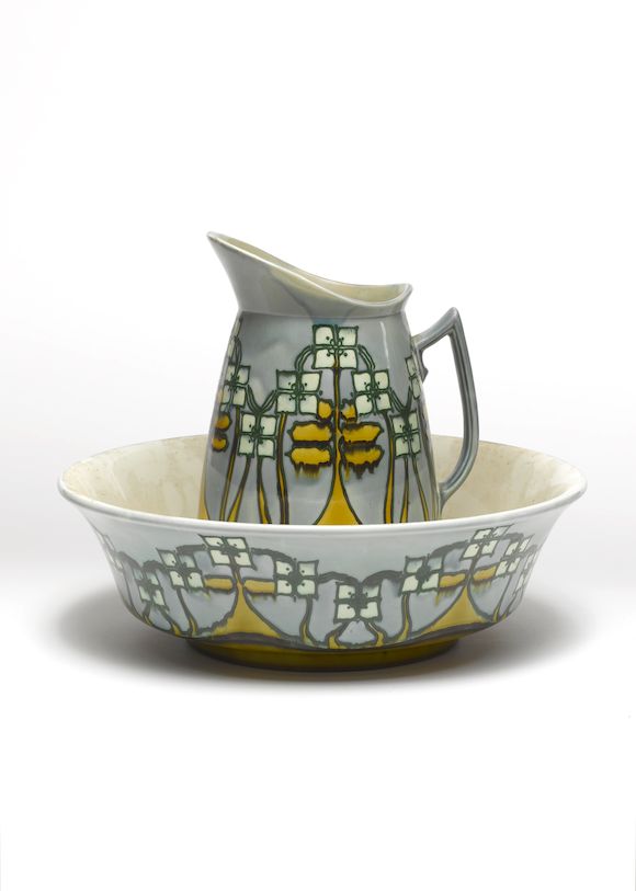 Bonhams : John Wadsworth for Minton A Secessionist Ware Water Jug and ...