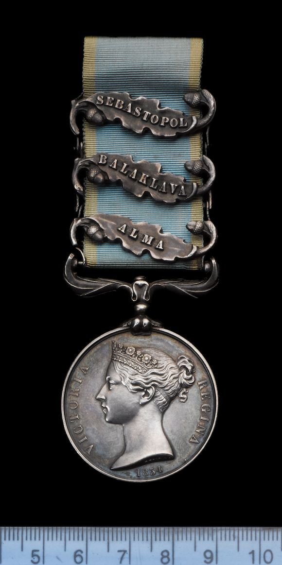 Bonhams : A Highly Important Crimea Medal to Private J.Strutt of the ...