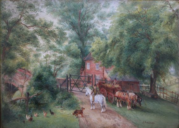 Bonhams : Edwin Frederick Holt (British, active 1864-1897) Carter and ...