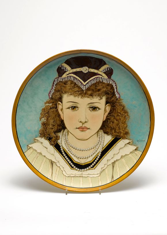 Bonhams : Rebecca Coleman for Minton A Kensington Gore Charger, circa 1900