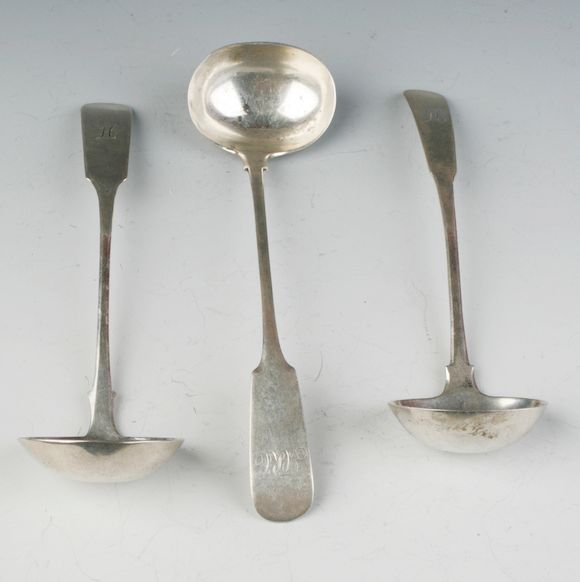 Bonhams : Three toddy ladles One by William Jamieson, WJ, ABD, one by ...