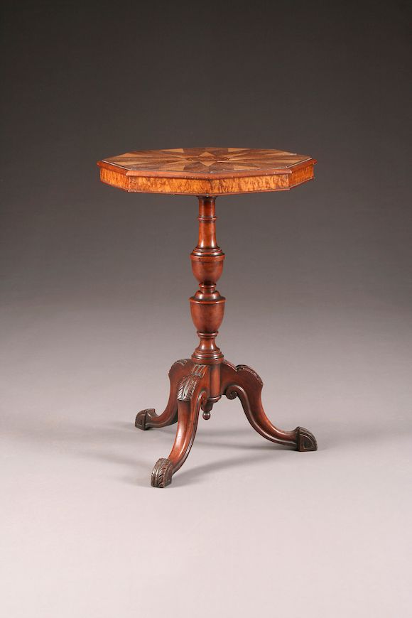 Bonhams : A mid Victorian Masonic occasional table inlaid with specimen ...