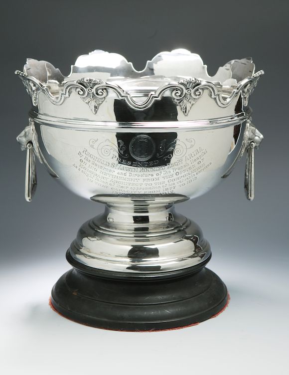 Bonhams : A Queen Anne style monteith Maker's mark indistinct ...