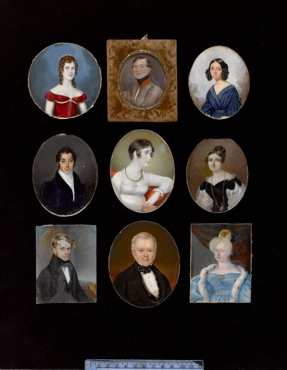 Bonhams : English School, circa 1810 A pair of portraits of Mr and Mrs ...