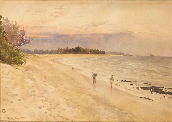 Bonhams : Savlaram Laxman Haldankar (India, 1882-1968) Seashore
