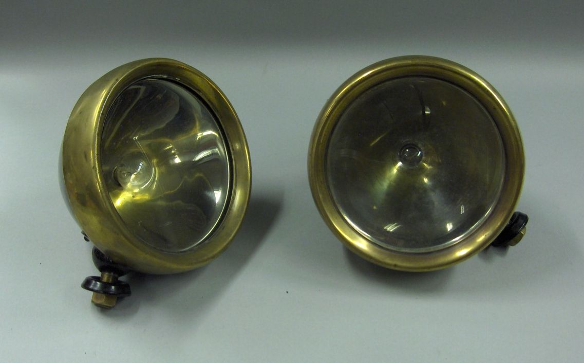 Bonhams Cars : A pair of Lucas 'King of the Road' Type R45 head-lamps,