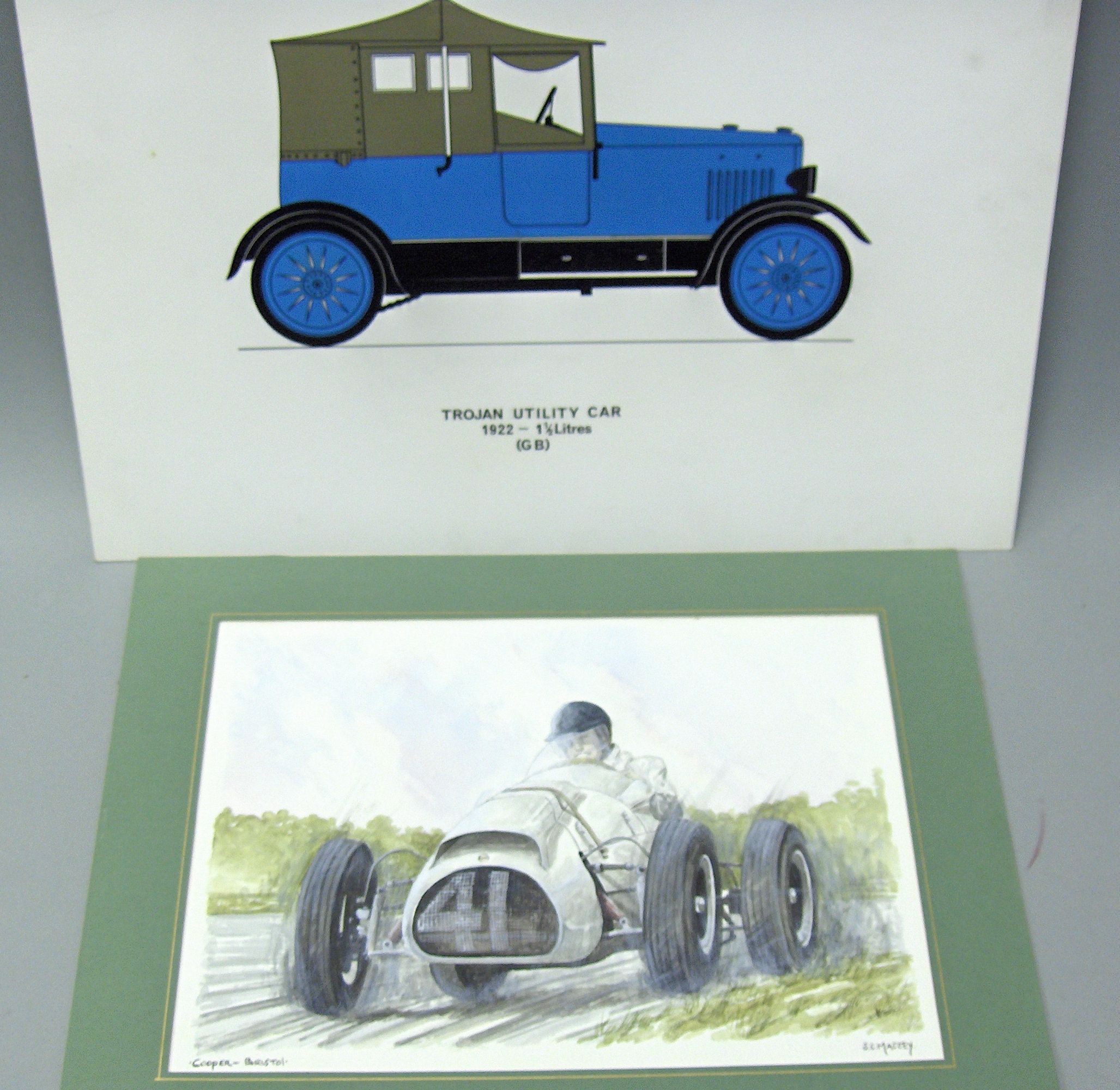Bonhams Cars : A good lot of motoring artwork,