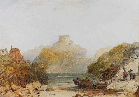 Bonhams : John Cuthbert Salmon (British, 1844-1917) Richmond Castle ...