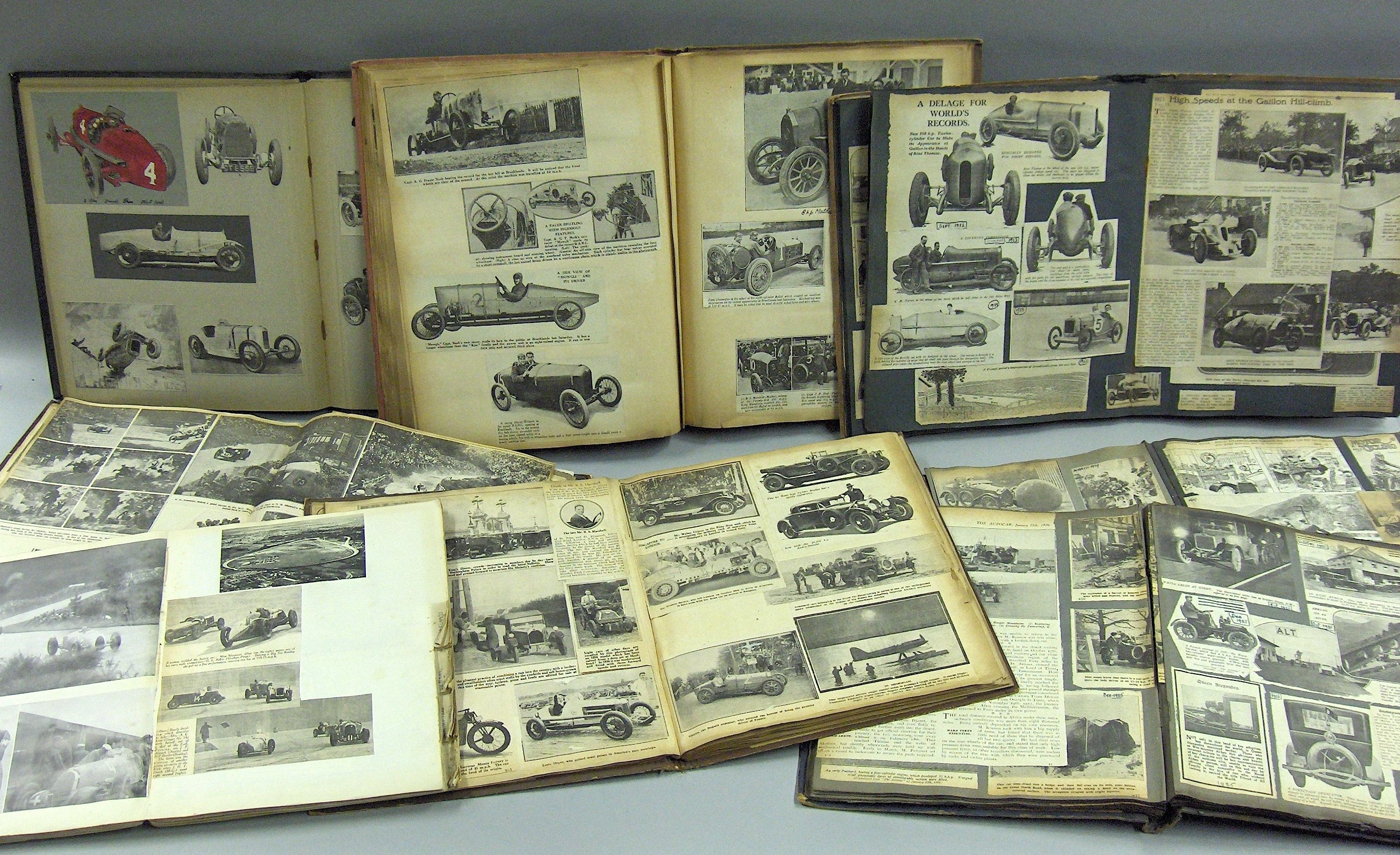Bonhams Cars : A set of scrapbooks relating to Edwardian and vintage ...