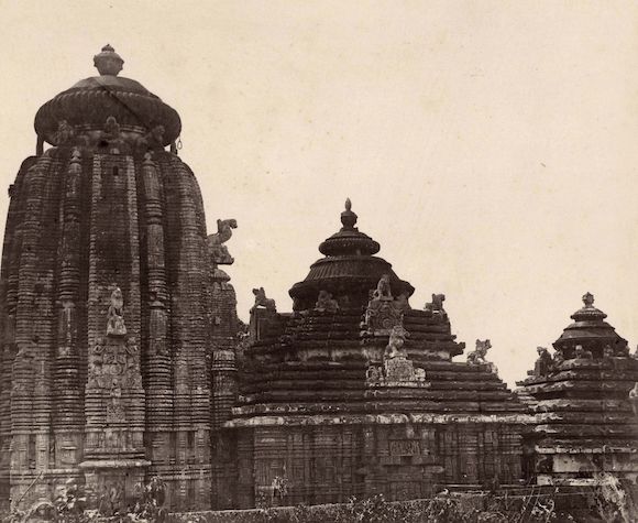 Bonhams : MOOKHERJI (POORNO CHUNDER) Three views of temples in Orissa ...