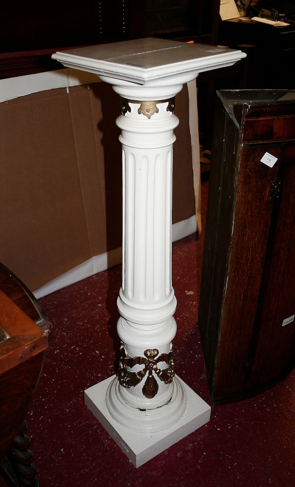 Bonhams : A 19th century painted column