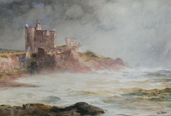Bonhams : John Blair (Scottish, 1850-1934) Newark Castle, St Monans