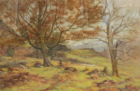 Bonhams : Cyril Ward (British, 1863-1935) Pastoral scene