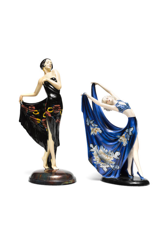 Bonhams Dakon For Goldscheider A Pottery Figure Circa 1930