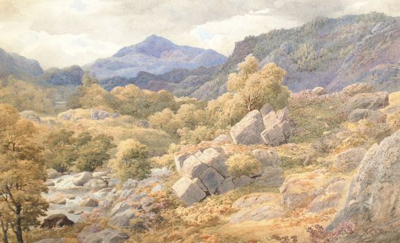Bonhams : S. G. William Roscoe (British, 1852-1922) A Welsh landscape ...
