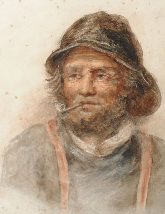Bonhams : Manner of Walter Langley, RI Portrait of a fisherman