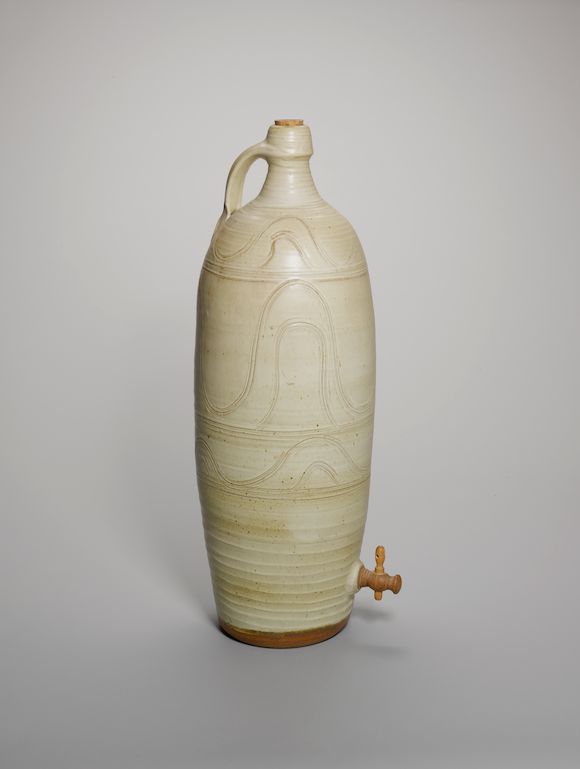 Bonhams : Ray Finch a large Cider Jar Height 89cm (35in.)